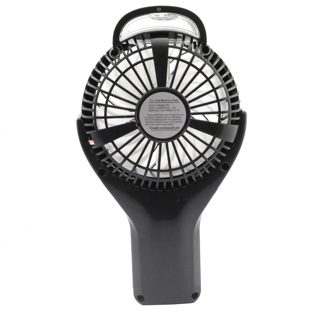IKKEGOL Mini Portable Wireless Rechargeable Super Strong Wind Desk Fan ...