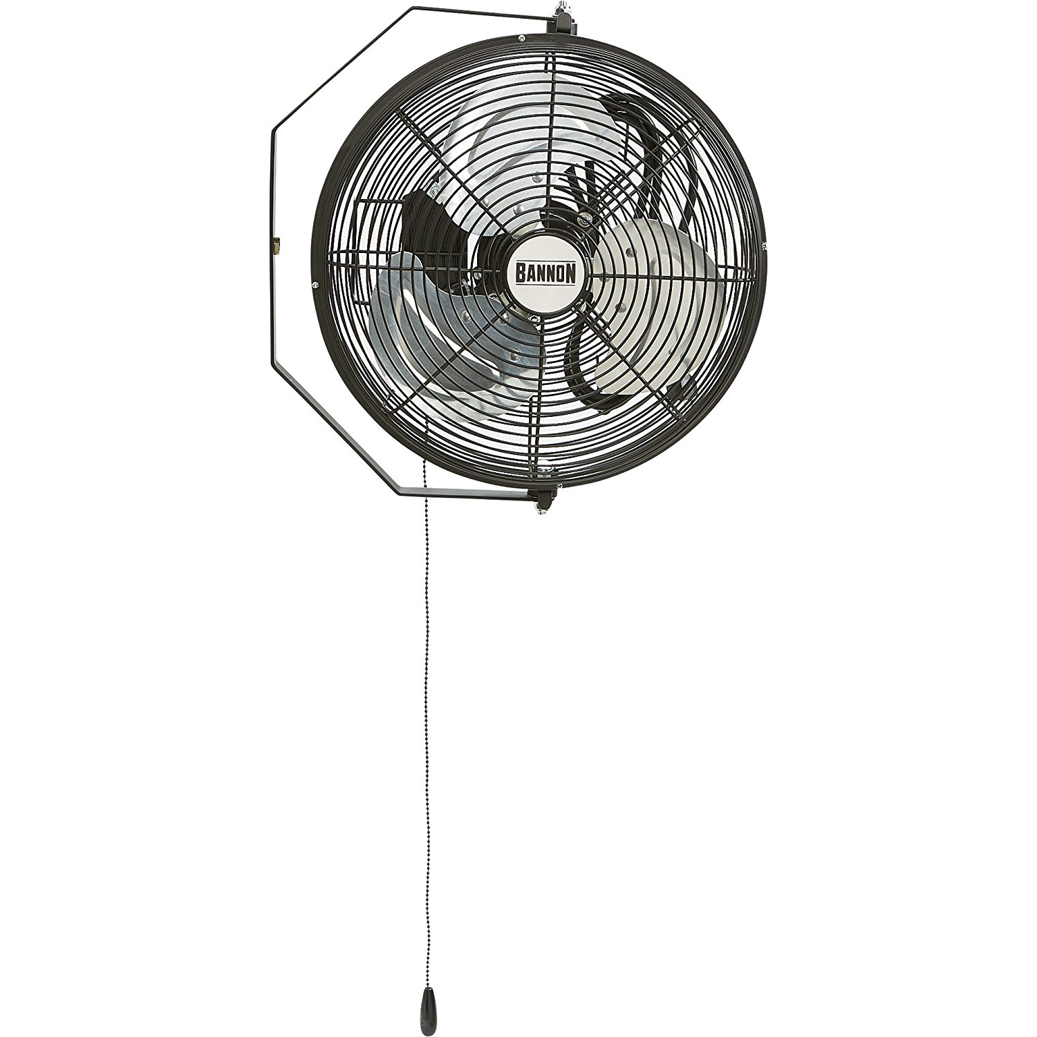 Bannon Wall-Mount Enclosed-Motor Workstation Fan - 12in., 2530 CFM free ...