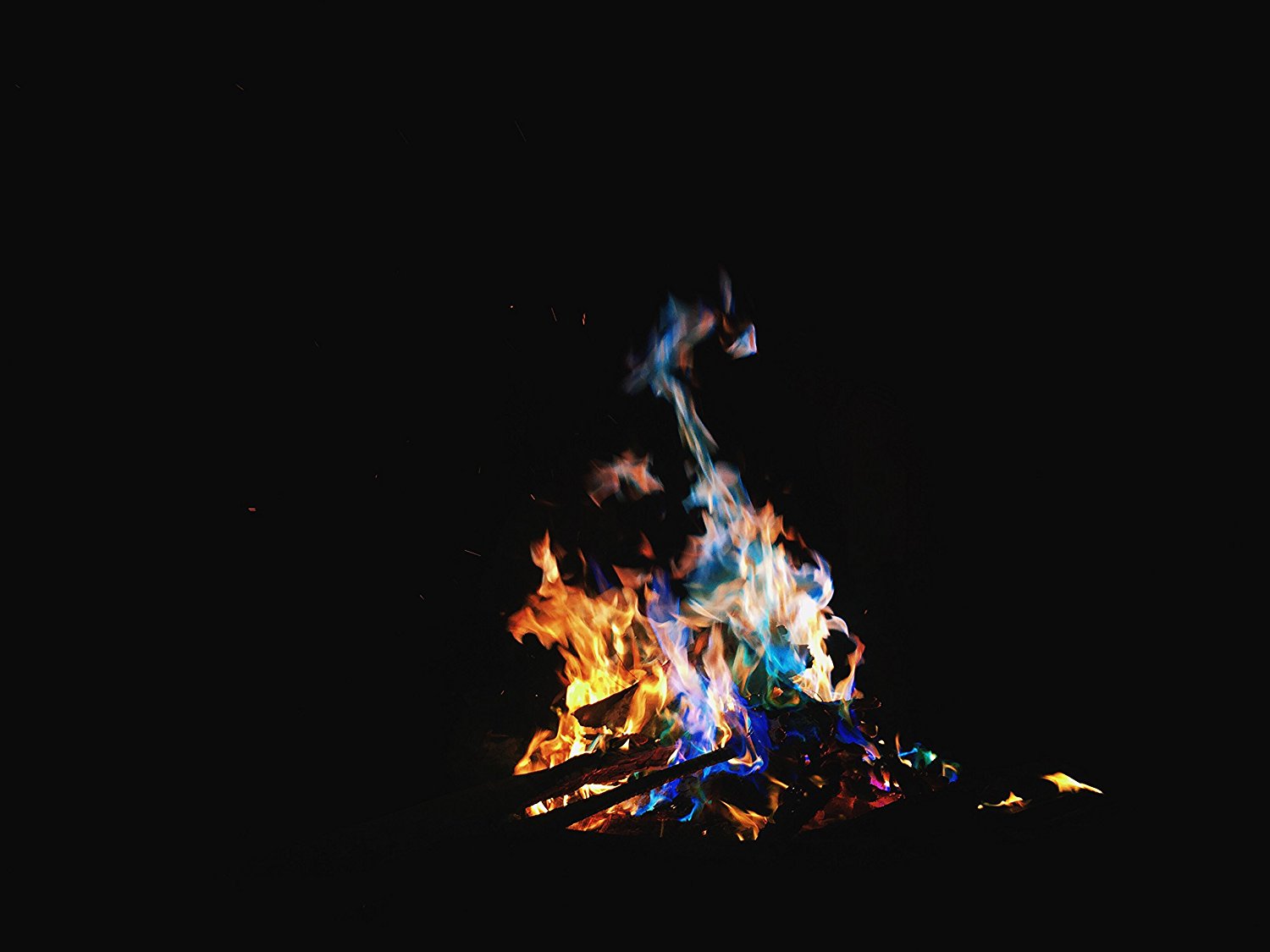 Magical Flames Vibrant & Colorful Flames for Wood Burning Fires (25 ...