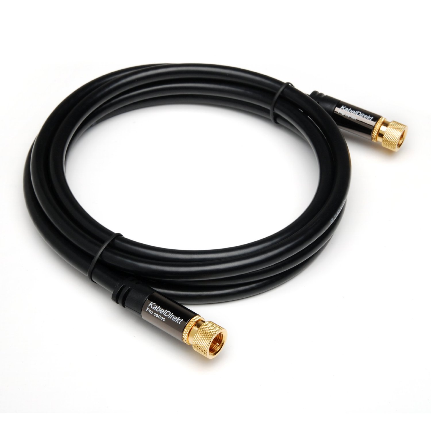 KabelDirekt (15 feet) F-Pin to F-Pin Coaxial Digital Audio Video Cable ...