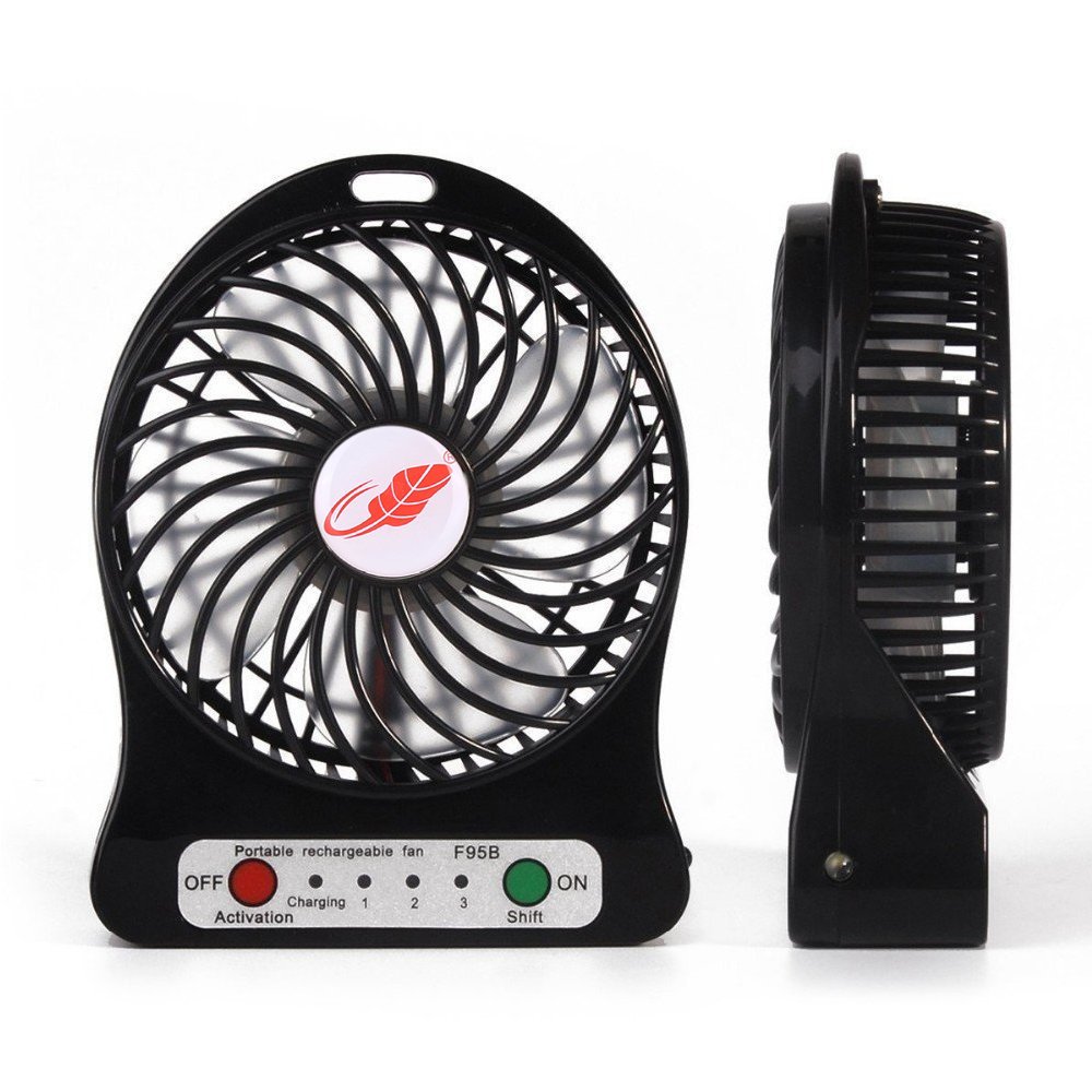 USB Mini Fan, Gongtian TM Portable 4 Inch USB Fan Powered by ...