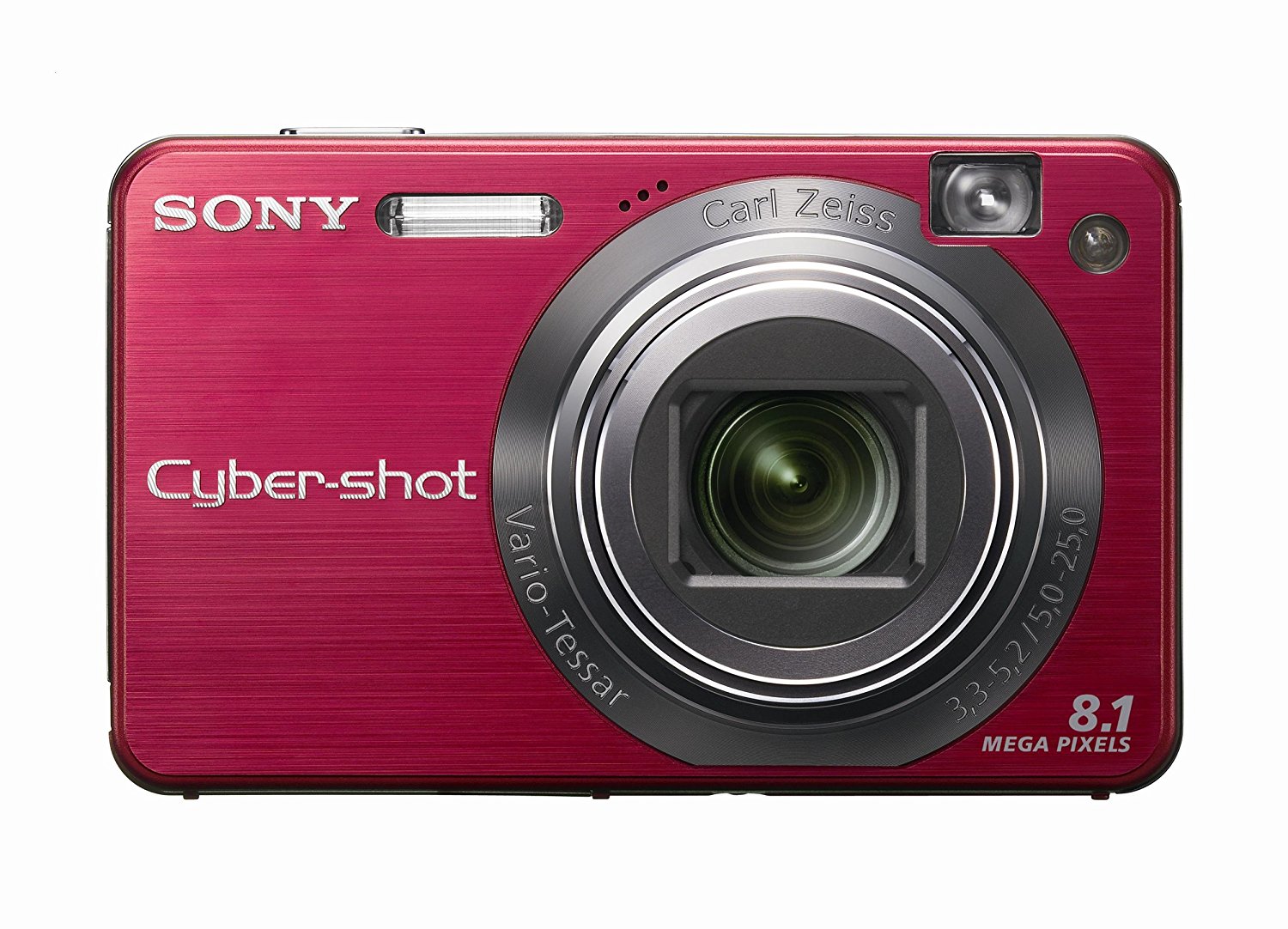 Sony Cybershot DSCW150/B 8.1MP Digital Camera with 5x Optical Zoom with ...