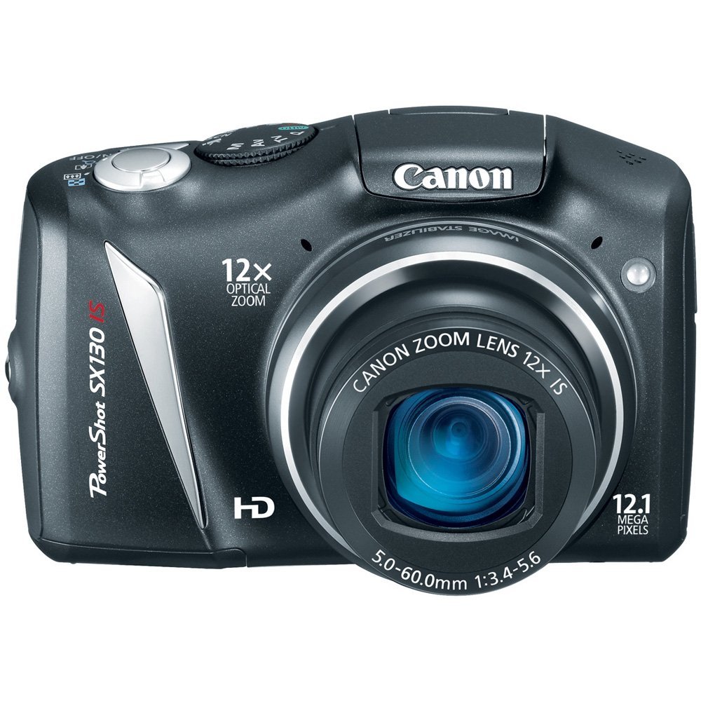 Canon PowerShot SX130IS 12.1 MP Digital Camera with 12x Wide Angle ...