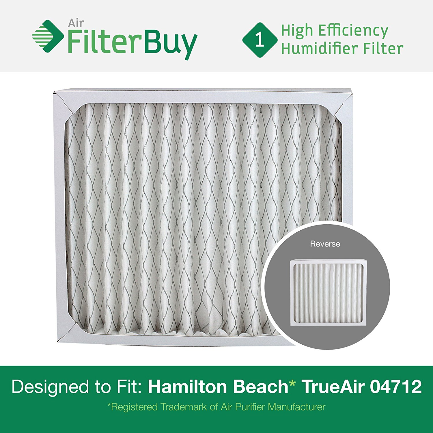 04712 Hamilton Beach True Air Replacement Air Purifier Filter. Designed ...