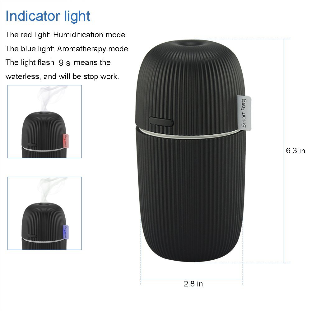 Jhua 110ML Portable Small USB Powered Essential Oil Diffuser Ultrasonic ...