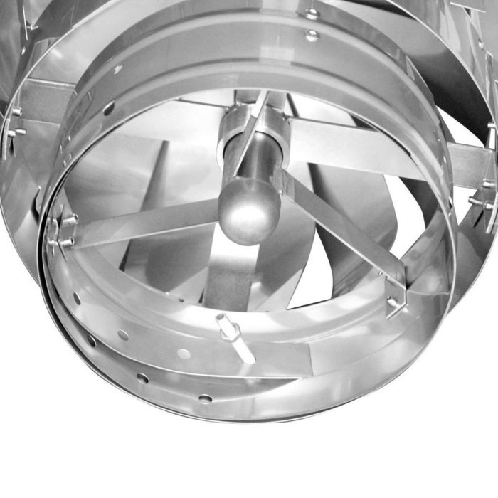 Stainless Steel Rotating Spining Chimney Roof Flue Cowl MAD Spinner N3 ...