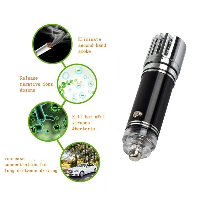 Aprince Car Air Purifier Ionizer, Car Air Freshener and Ionic Air ...