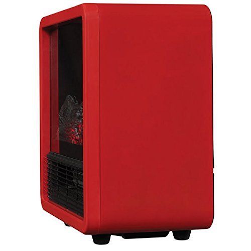 Duraflame CFS-300-RED Red Portable Personal Electric Space Heater Cube ...