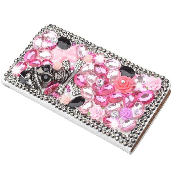 Spritech(TM) PU Leather Bling Phone Case For ZTE ZMAX Z970,Handmade ...