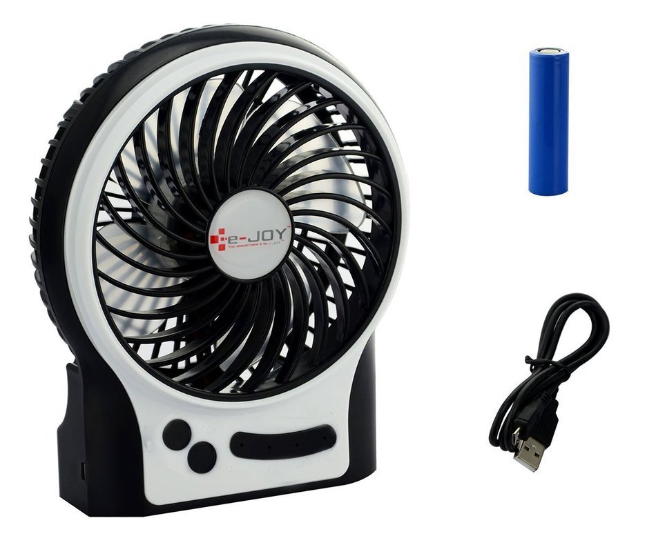 E-joy® Mini USB Powered Flexible Gooseneck Fan LED Cooling Flashing USB ...