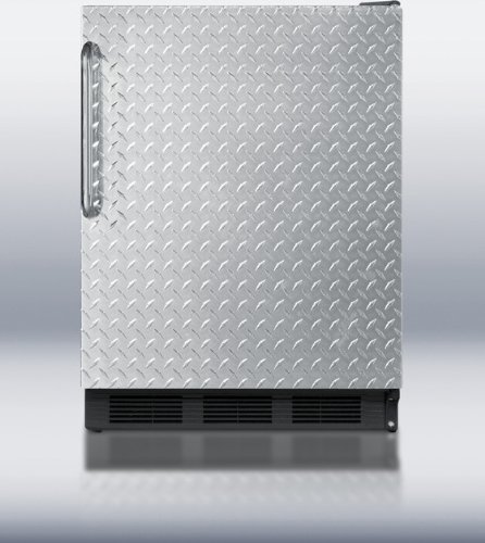 Summit FF6BDPLADA 5.5 Cu. Ft. Stainless Look Undercounter Compact ...