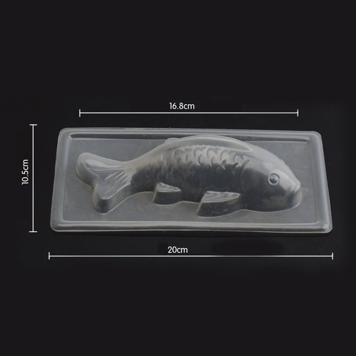 MuLuo Kitchen Diy 3D Koi Fish Cake Chocolate Mould Jelly Handmade Mold ...
