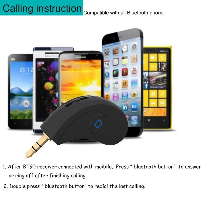 Willful Bluetooth Receiver- Wireless Audio Adapter HiFi Music Streaming ...