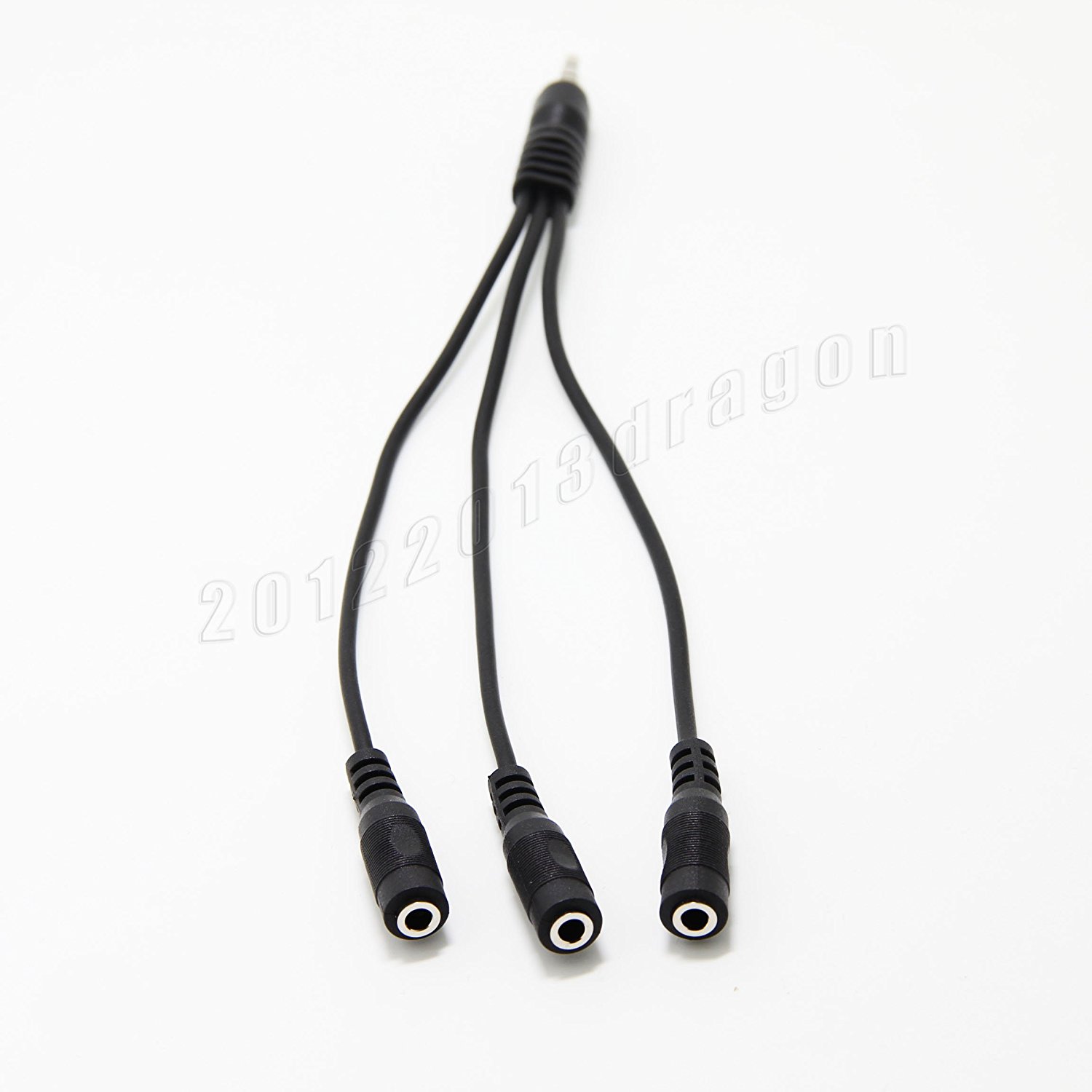 EBayson 3.5mm (1/8") TRS 1 Male To 3 Female 3 Way Stereo Headphone ...