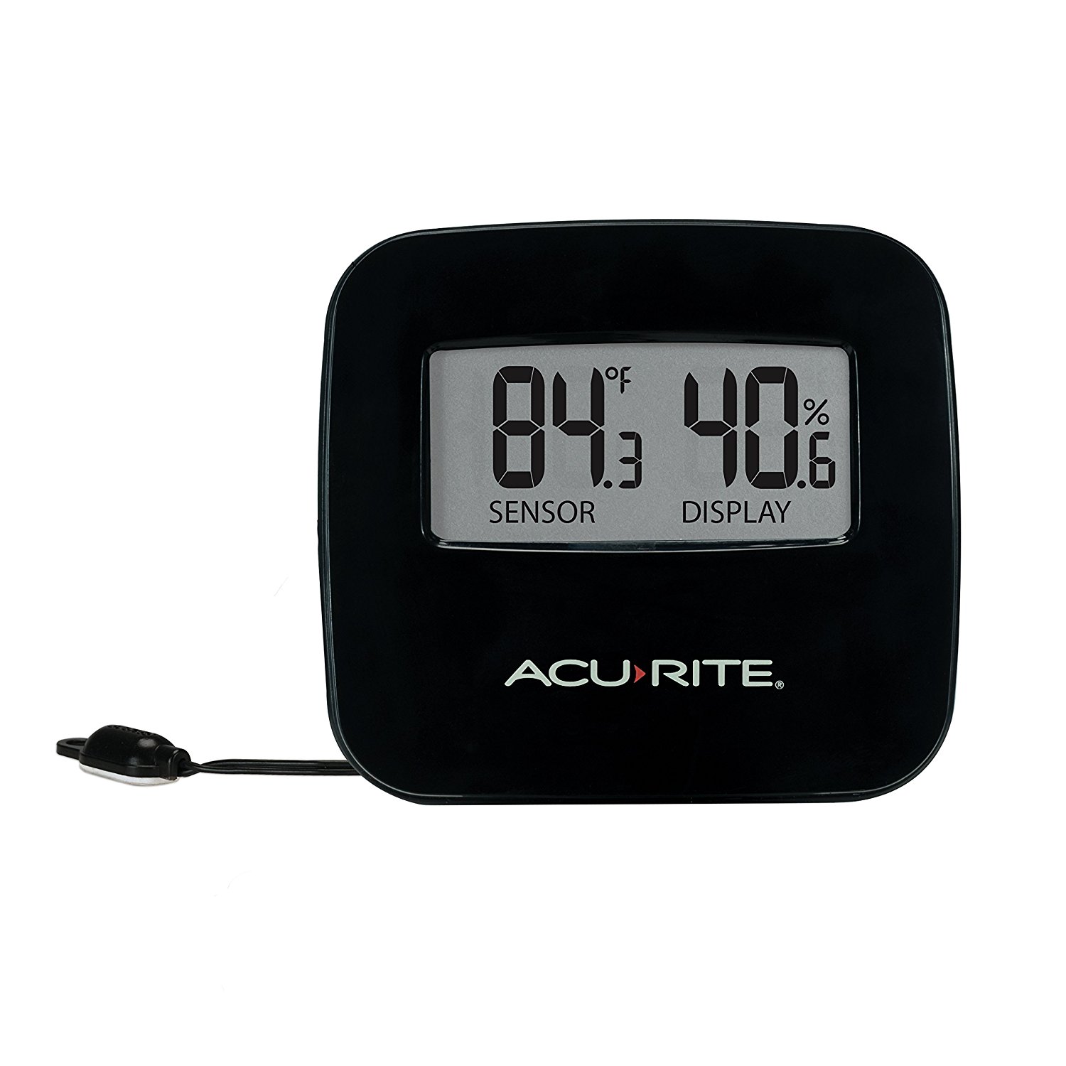AcuRite 02067M Digital Thermometer with Humidity & Wired Temperature ...