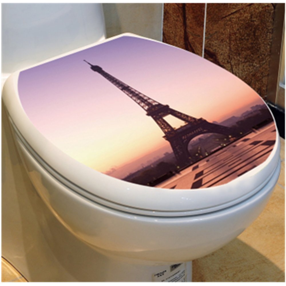 KAKA(TM) Bathroom Toilet Waterproof Decorative Stickers Cute Designs ...