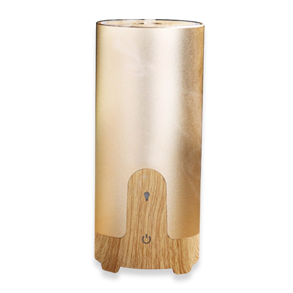 Tri-polar 50mlPortable Wood Grain Ultrasonic Mist Whisper-Quiet Vehicle ...