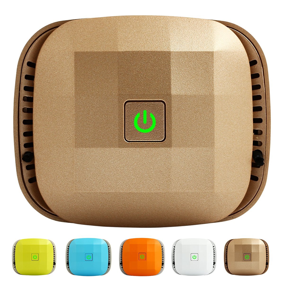 Smart Car Air Purifier Ionizer USB Rechargeable Wireless Filter-Less ...