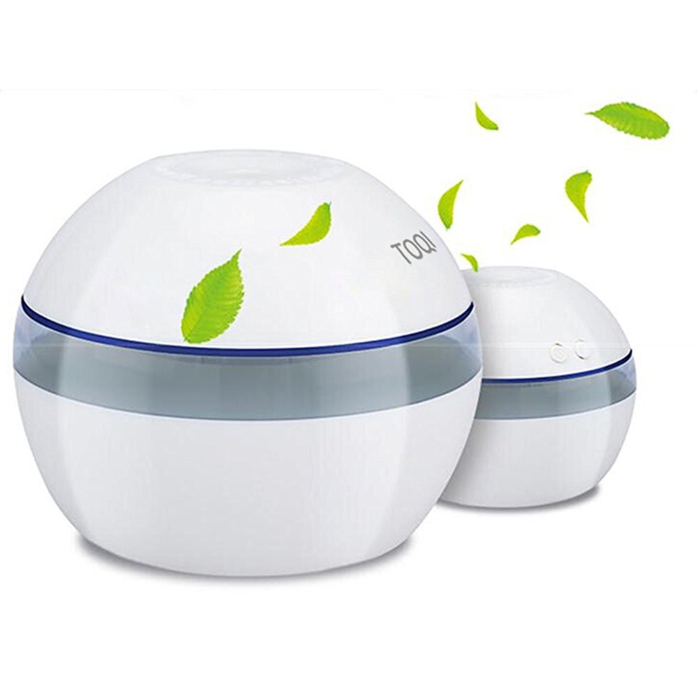 Cool Mist Humidifier-Mini Portable Virtually Silent Diffuser with Night ...