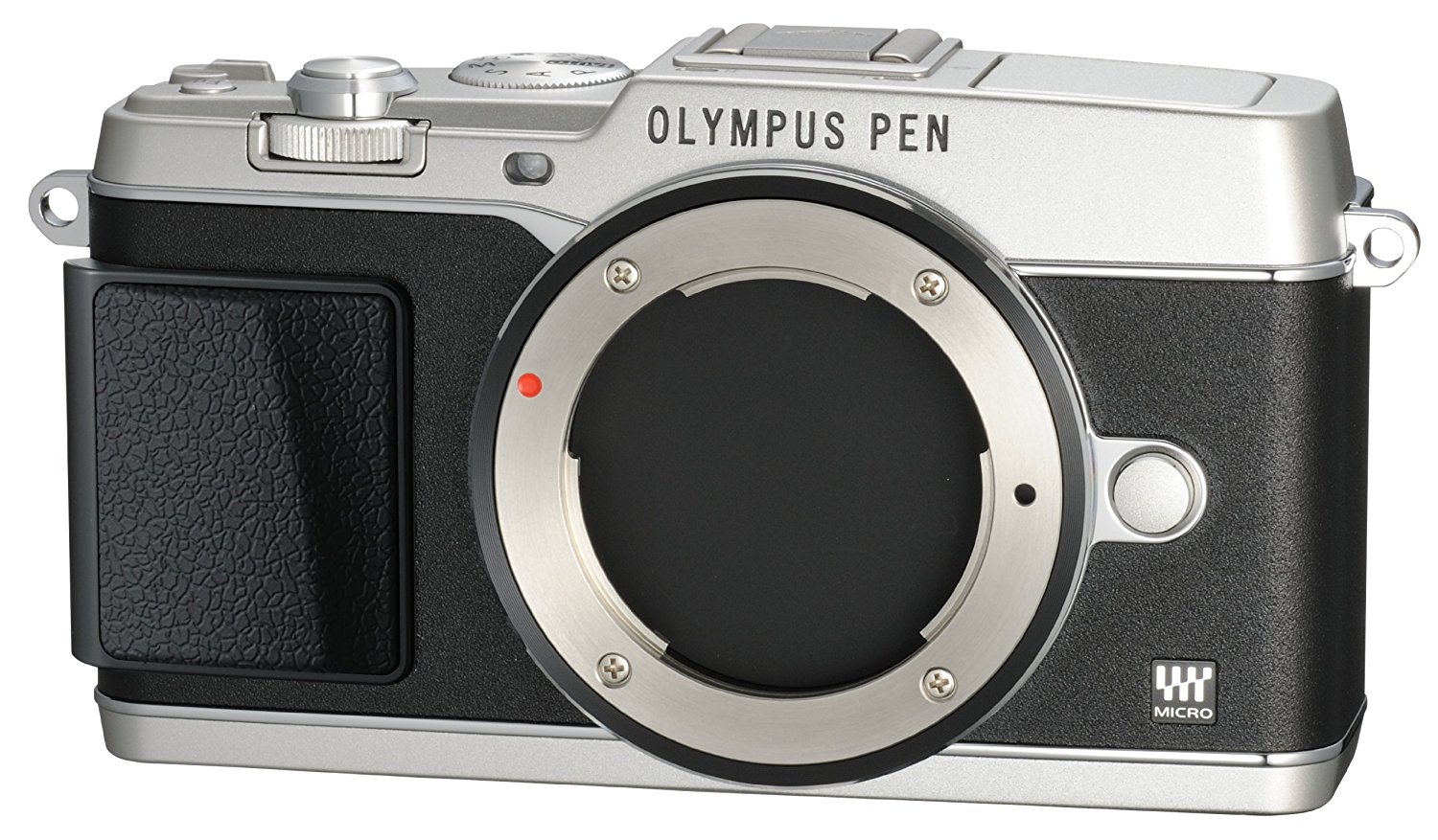 OLYMPUS Micro Four Thirds PEN E-P5 Silver E-P5 BODY SLV - International Version (No Warranty ...