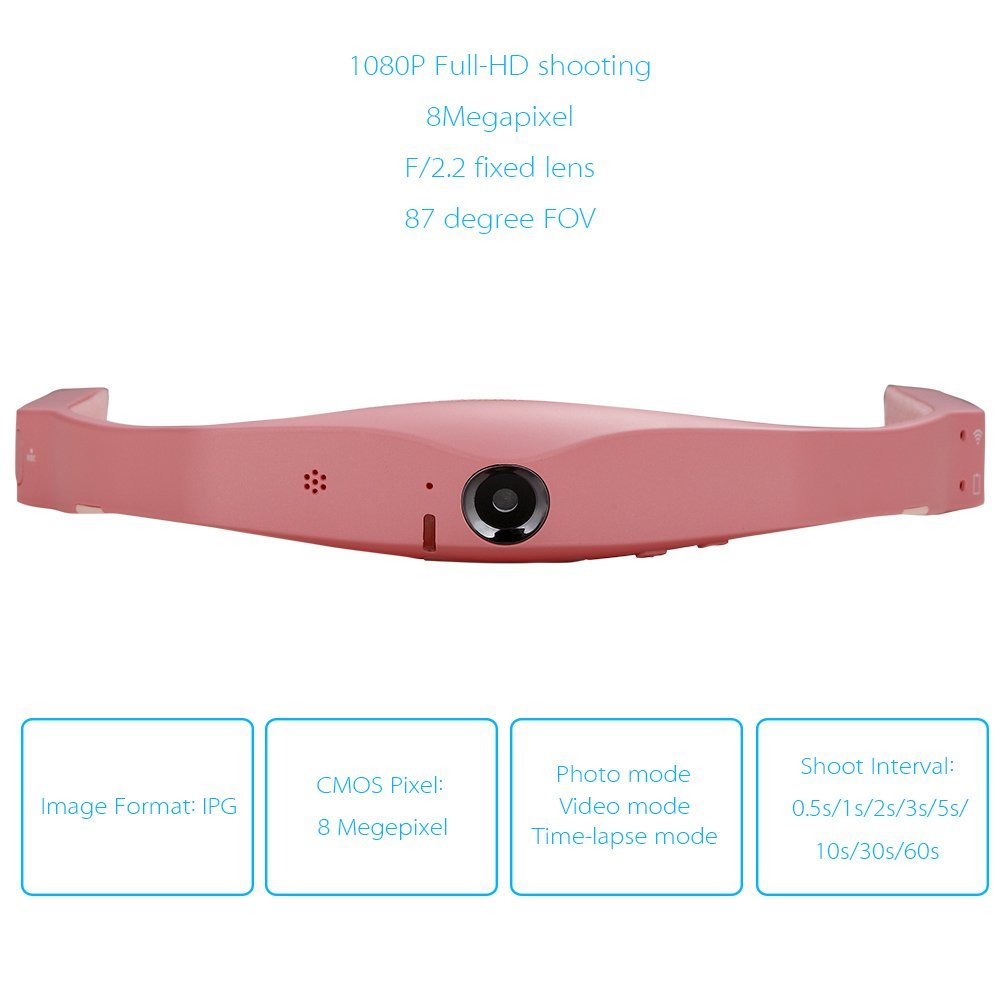 Foream X1 Sport Action Camera 1080P Full-HD 8MP Wi-Fi Mini Wearable ...