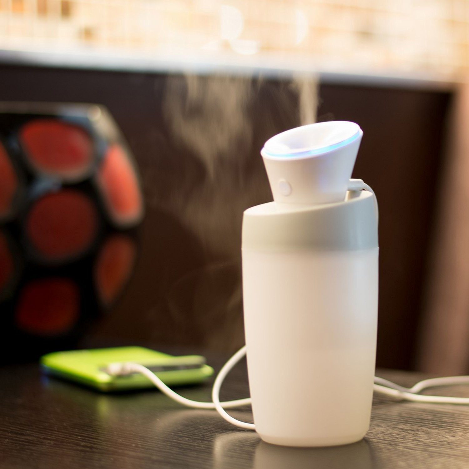 Tanxih Ultra-silence Mini Portable Cool Mist Humidifier Personal Air ...