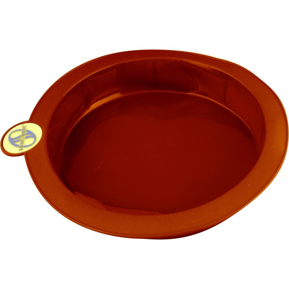Smartware Silicone Bakeware, Round Cake Pan, Terracotta free image download