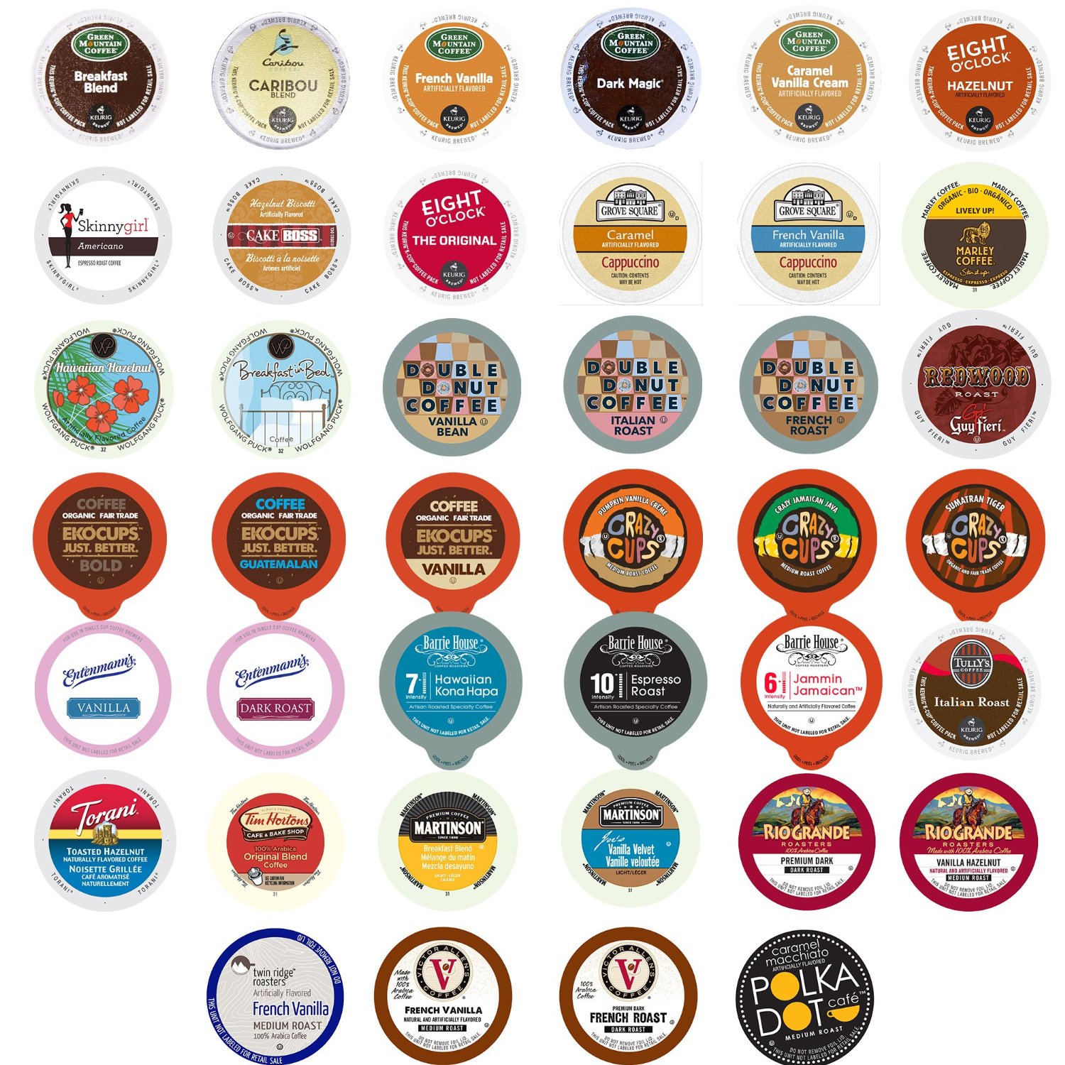 40-count Coffee & Flavored Coffee Single Serve Cups For Keurig K Cup ...