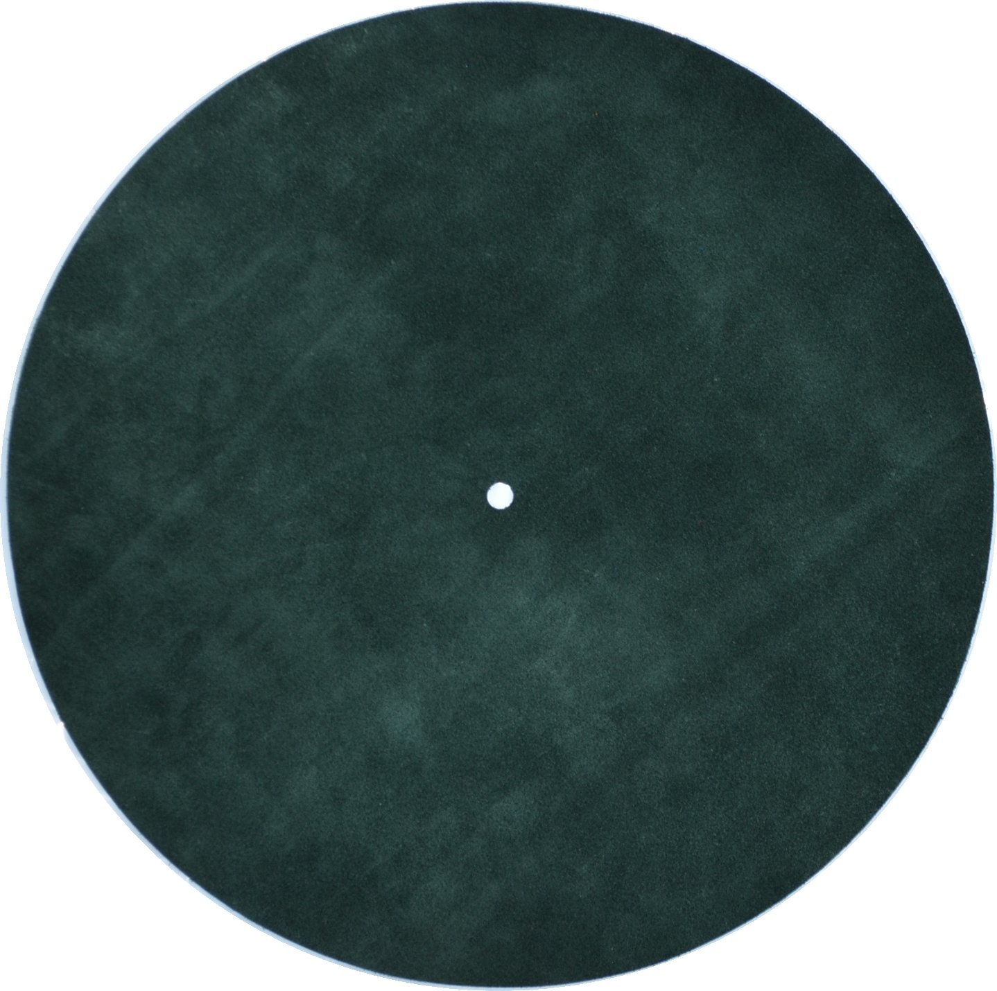 Genuine Leather Turntable Platter Mat - Forest Green Suede free image ...