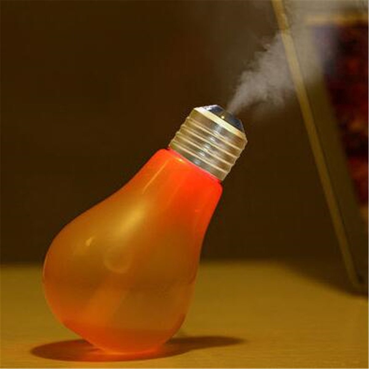 Bulb Humidifier , LED Nightlight, Creative USB Mini Humidifier Mute ...