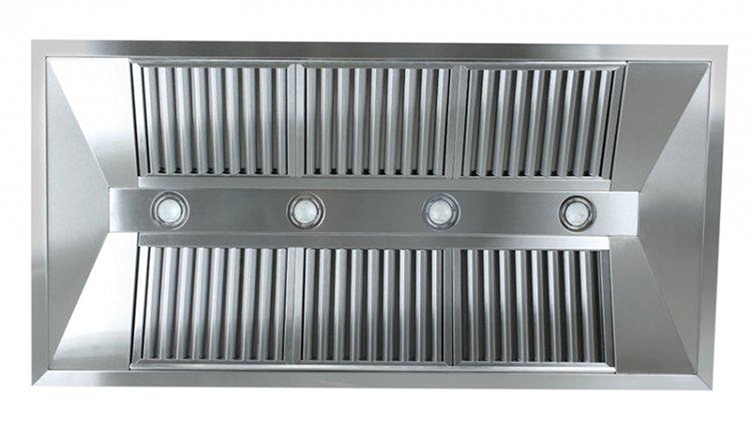 Z Line KECOMi-48 Stainless Steel Island Mount Range Hood, 48-Inch N4 ...