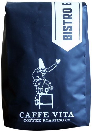 Caffe Vita Bistro Blend Whole Bean Coffee (Light-Medium), 12 oz N2 free ...