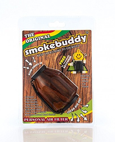 Smoke Buddy Personal Air Purifier Cleaner Filter Removes Odor - Wood ...