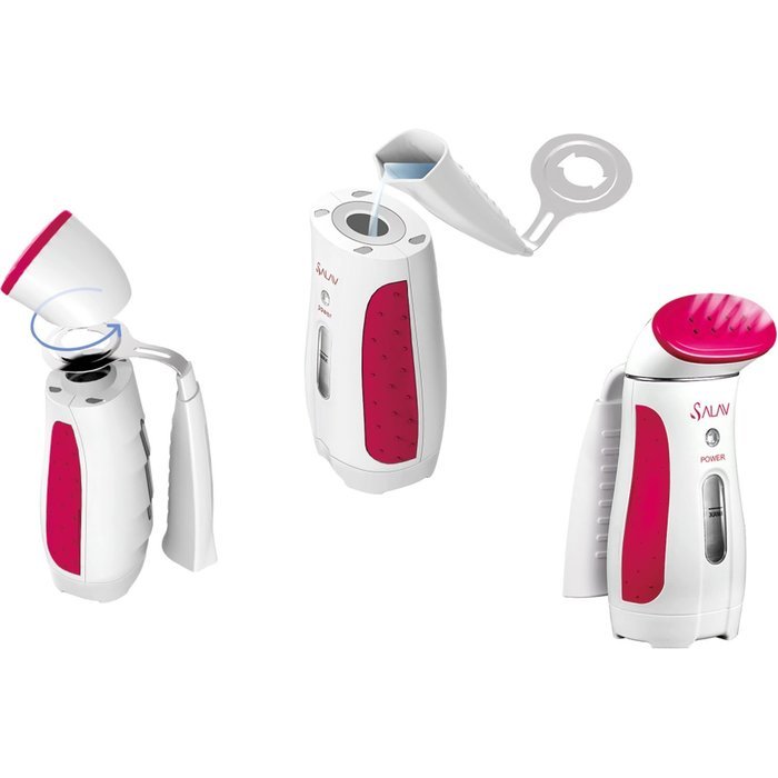 Salav Red 265-Watt Handheld Travel Clothing Steamer with Quick Heating ...