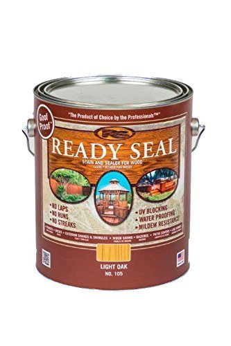 Ready Seal 105 1-Gallon Can Light Oak Exterior Wood Stain and Sealer by ...