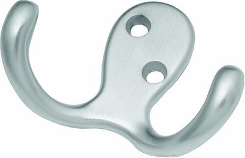 Hickory Hardware P27115-SC 3/8-Inch Utility Hook, Satin Chrome by ...