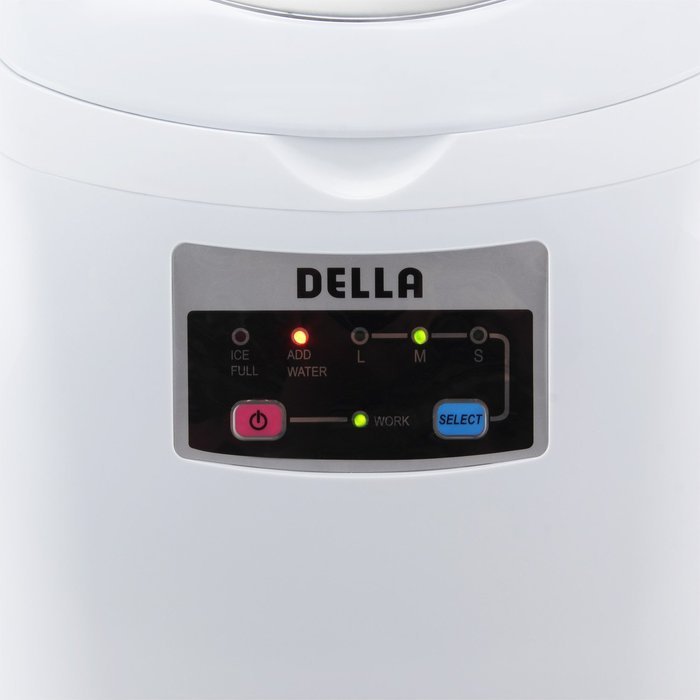 Della Portable Ice Maker Easy-Touch Buttons 26lb Per Day Countertop ...