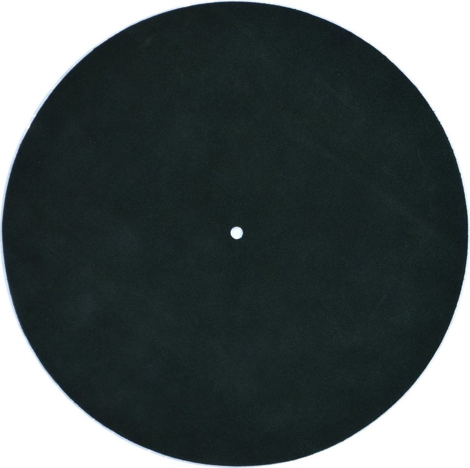 Genuine Leather Turntable Platter Mat - Forest Green Suede N2 free ...