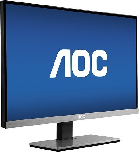 AOC - 23" IPS LED HD Monitor - Black/Silver free image download
