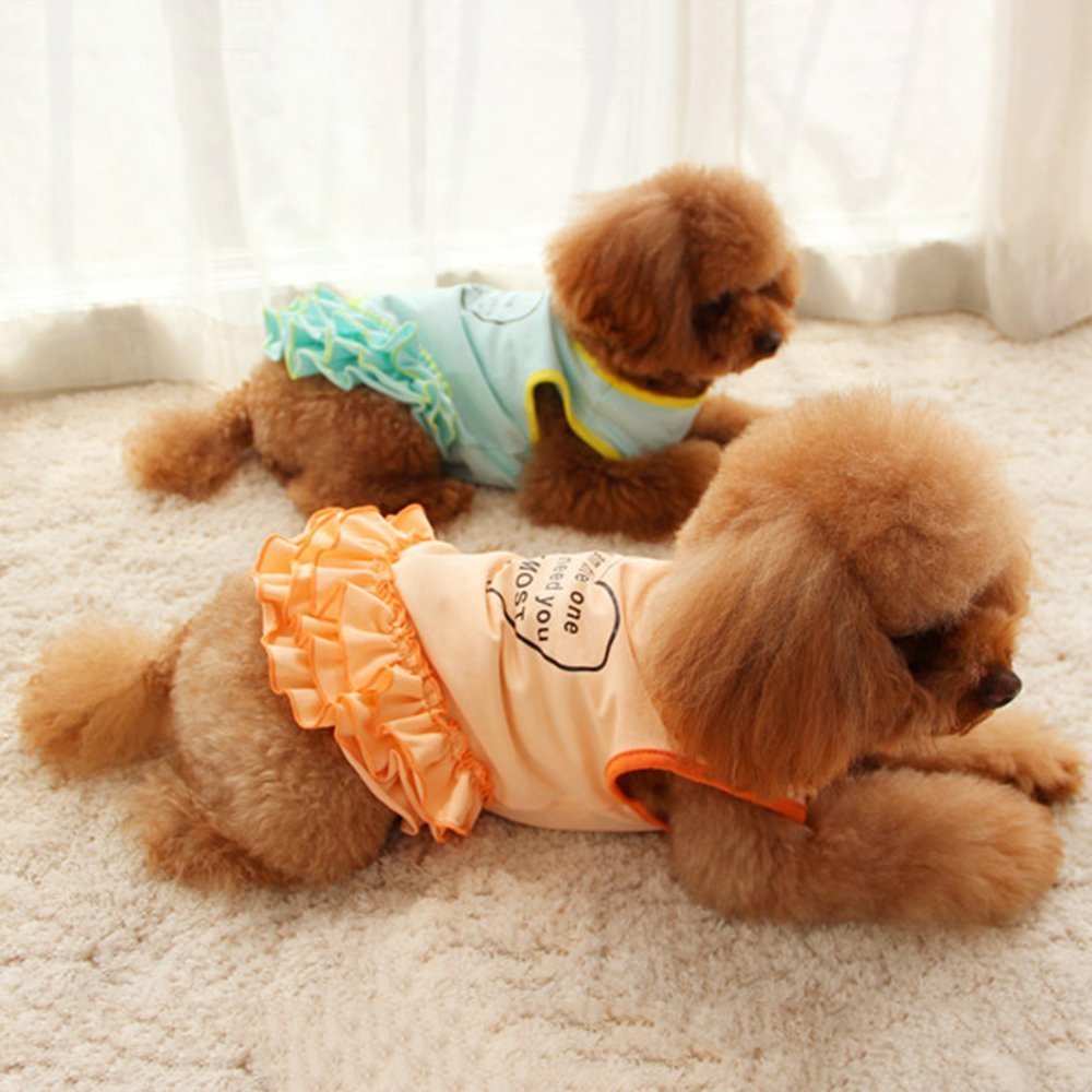 Spritech(TM) Pet Dog Puppy Lovely Cotton Clothes Vest Shirt Small Dog ...