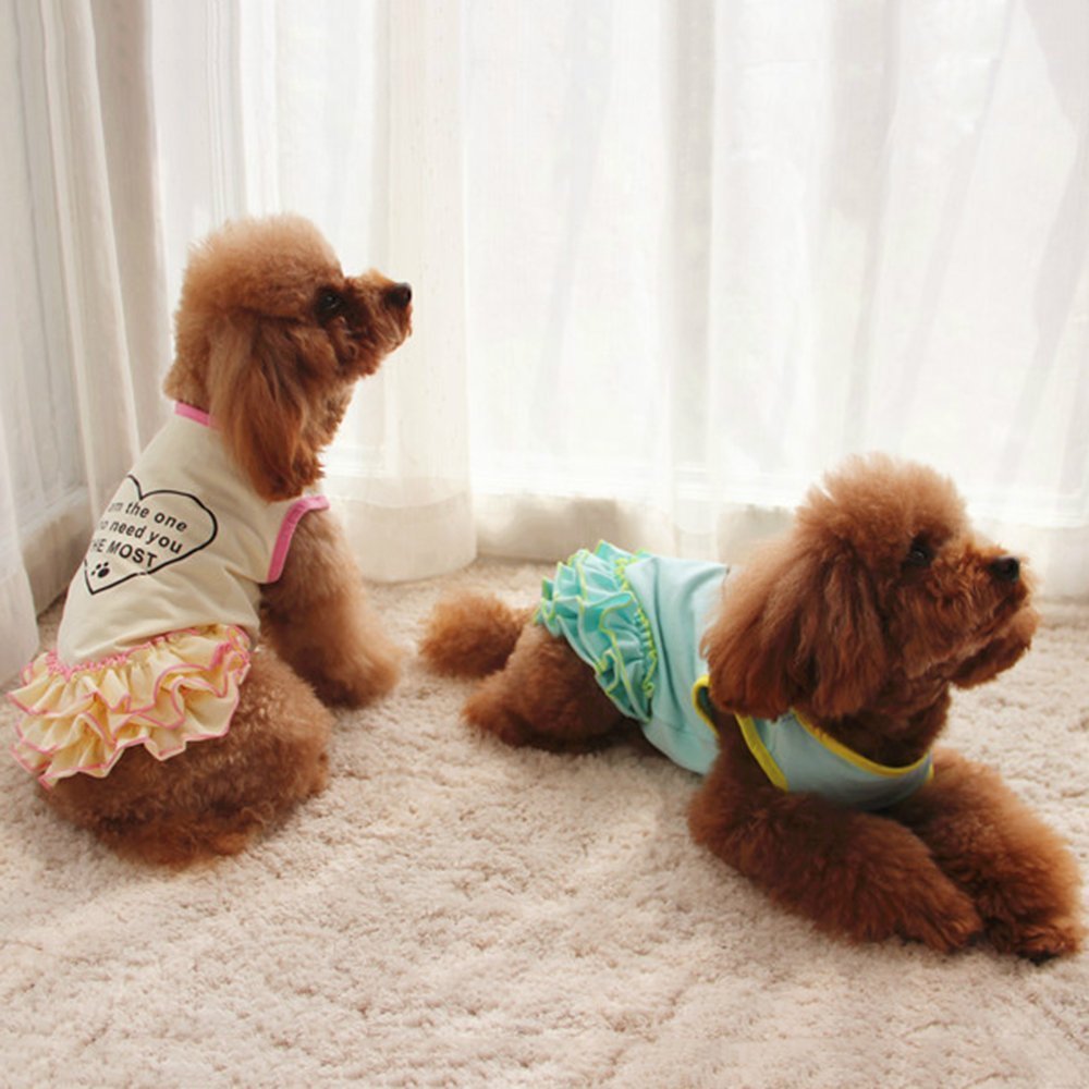 Spritech(TM) Pet Dog Puppy Lovely Cotton Clothes Vest Shirt Small Dog ...