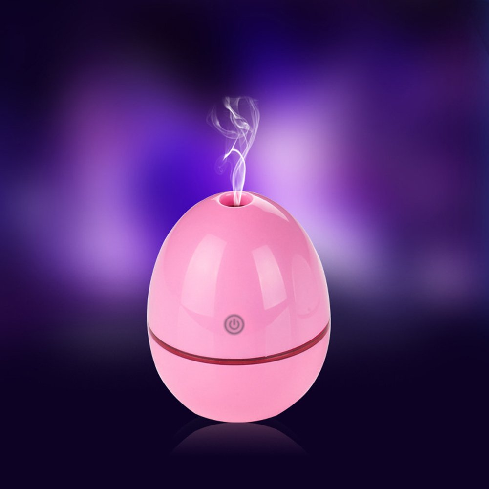 Portable Mini Egg Ultrasonic Cool Mist Humidifier Auto Shut-off Oil ...