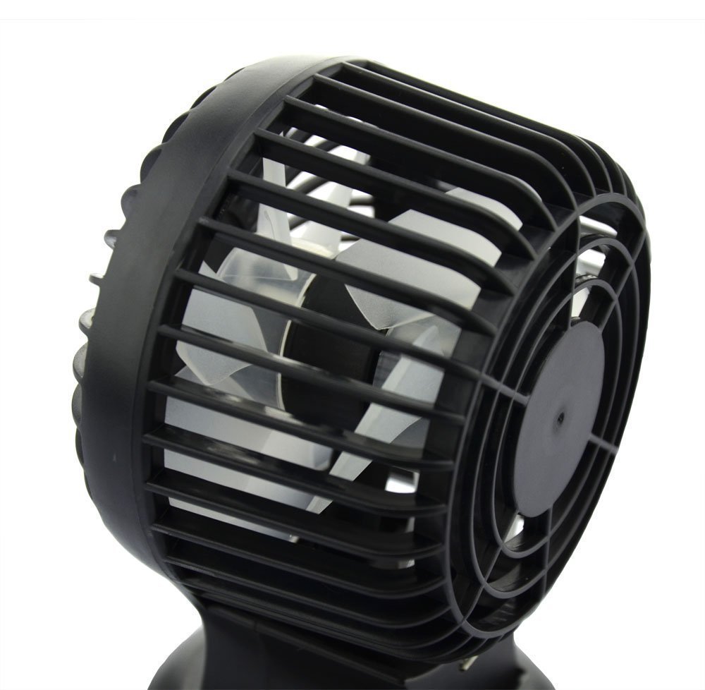 Mini Desktop Fan Double Blade USB Rechargeable (pink) N18 free image ...