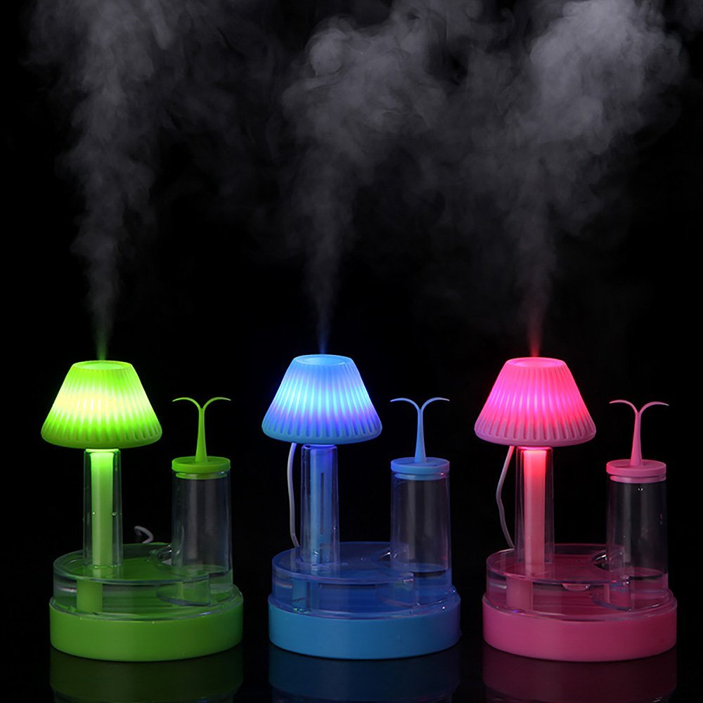 Mini LED Night Light Humidifier USB Mist Diffuser by YCTA, Blue N5 free ...
