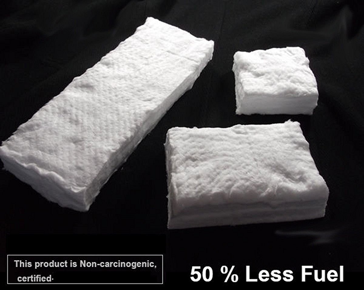 Moda Flame Ventless Bio Ethanol Fireplace Fuel Ceramic Wool Wick Sponge ...