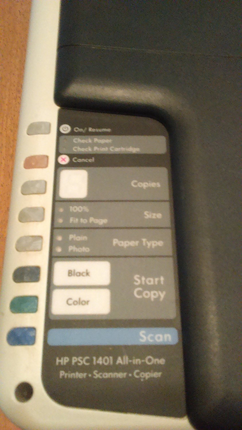 HP PSC 1401 All-In-One Inkjet Printer free image download