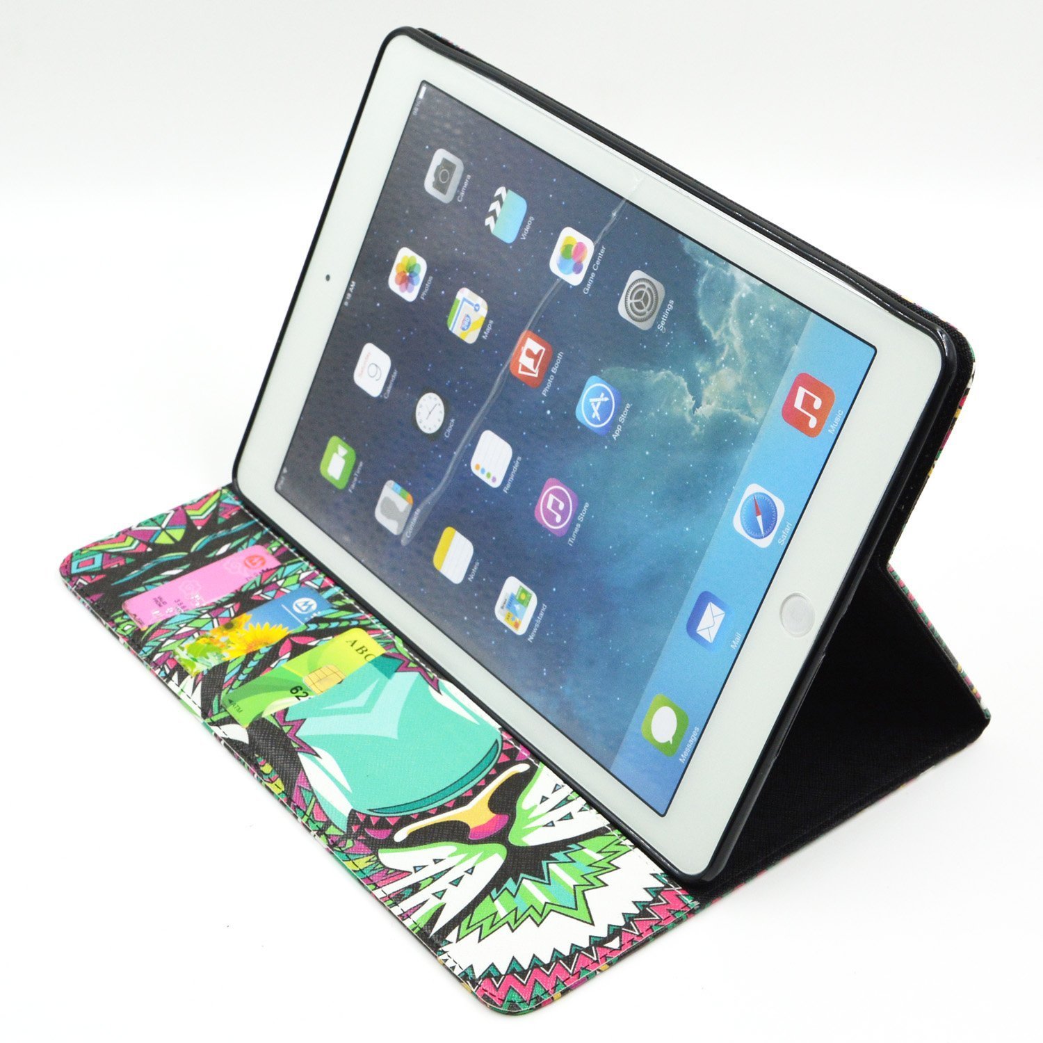 IPad Mini 1/2/3 Case, Firefish High Quality PU Leather Wallet Case ...