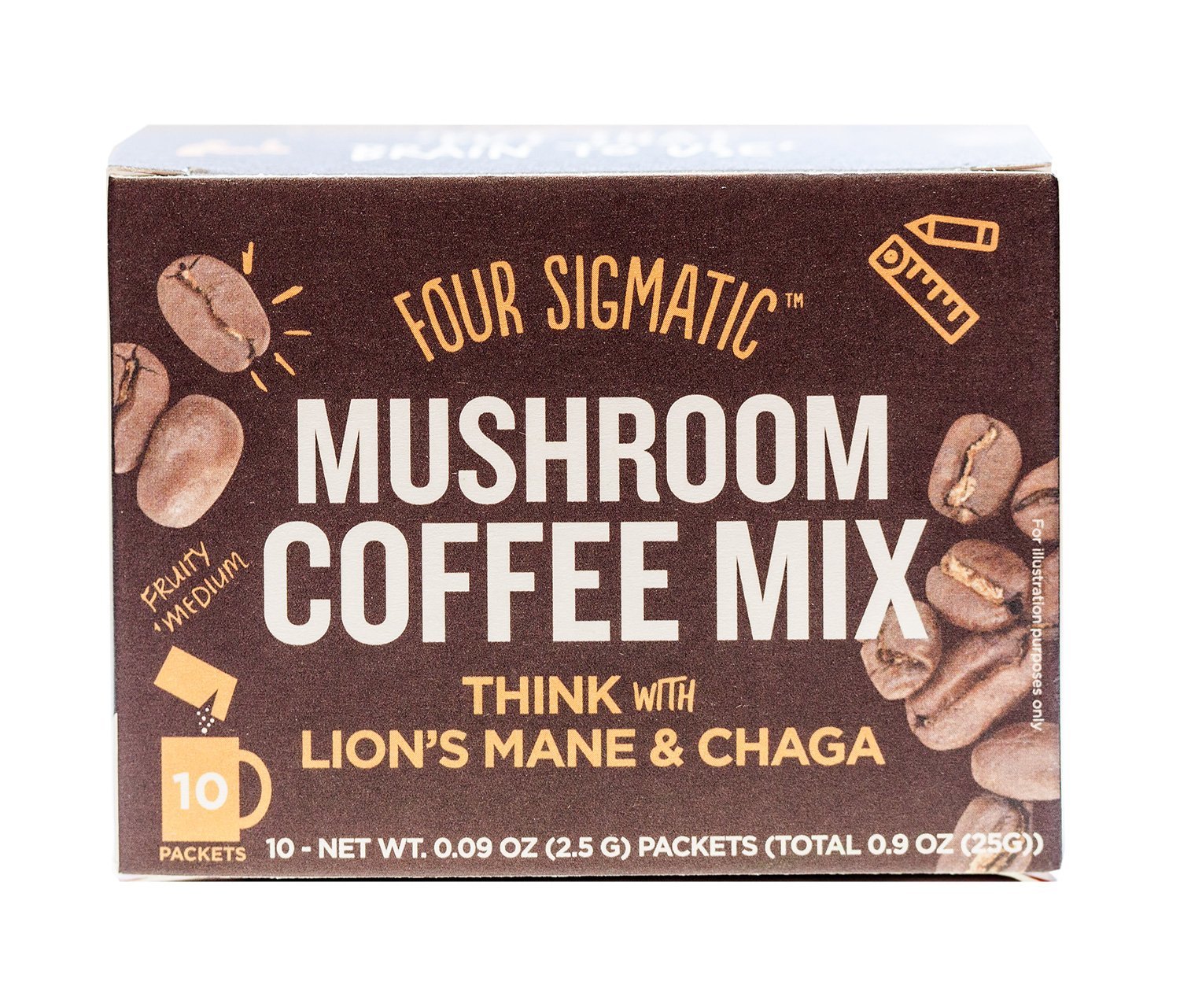 Four Sigma Foods Mushroom Coffee, 10 Count N14 free image download