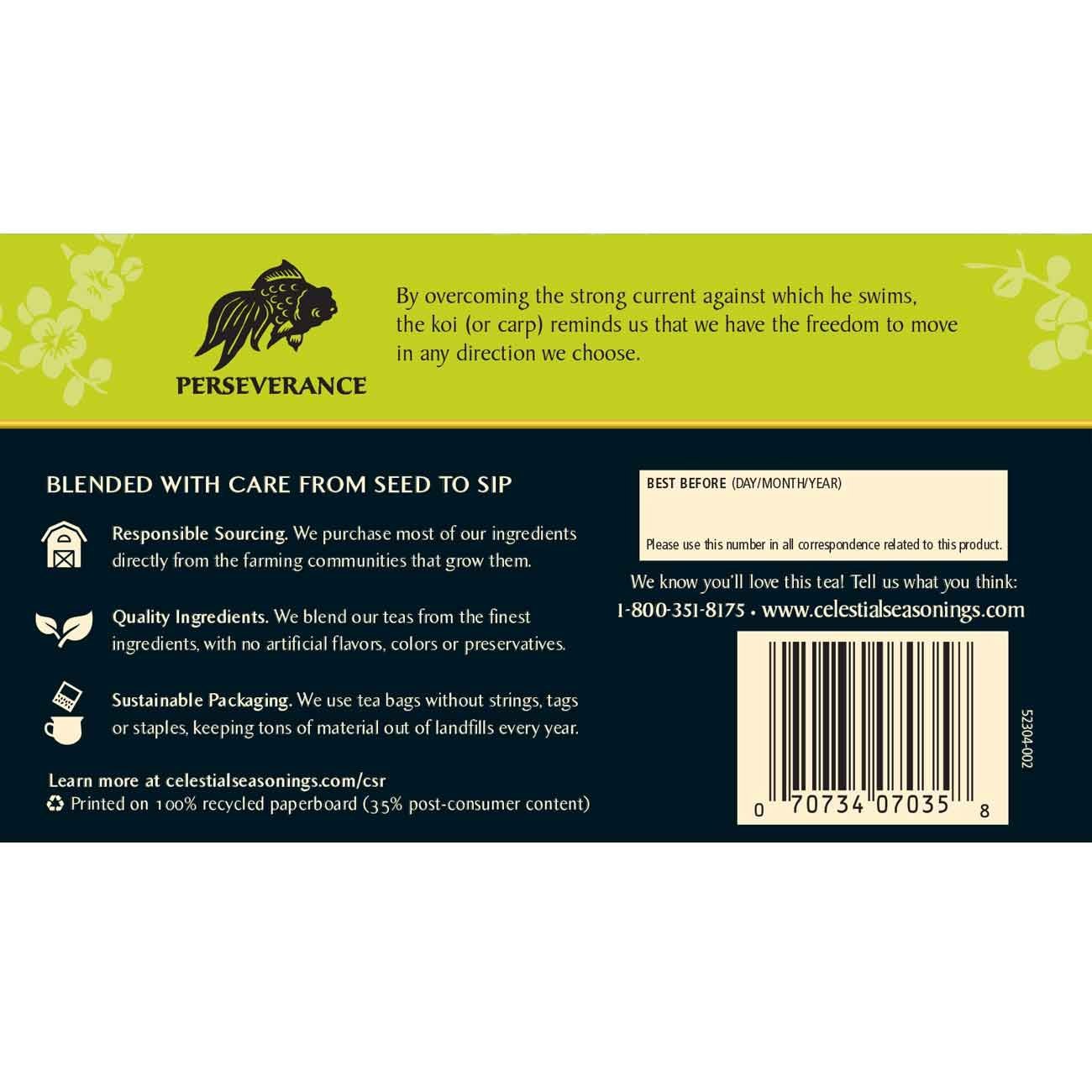 Celestial Seasonings Decaf Mint Green Tea, 20 Count (Pack of 6) N32 ...