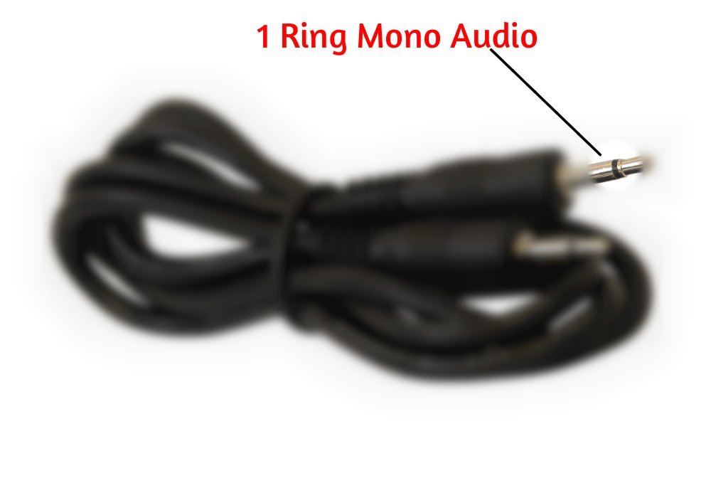 Amp Powers 3.5mm 1/8 male mini plug to male mini plug monaural mono ...